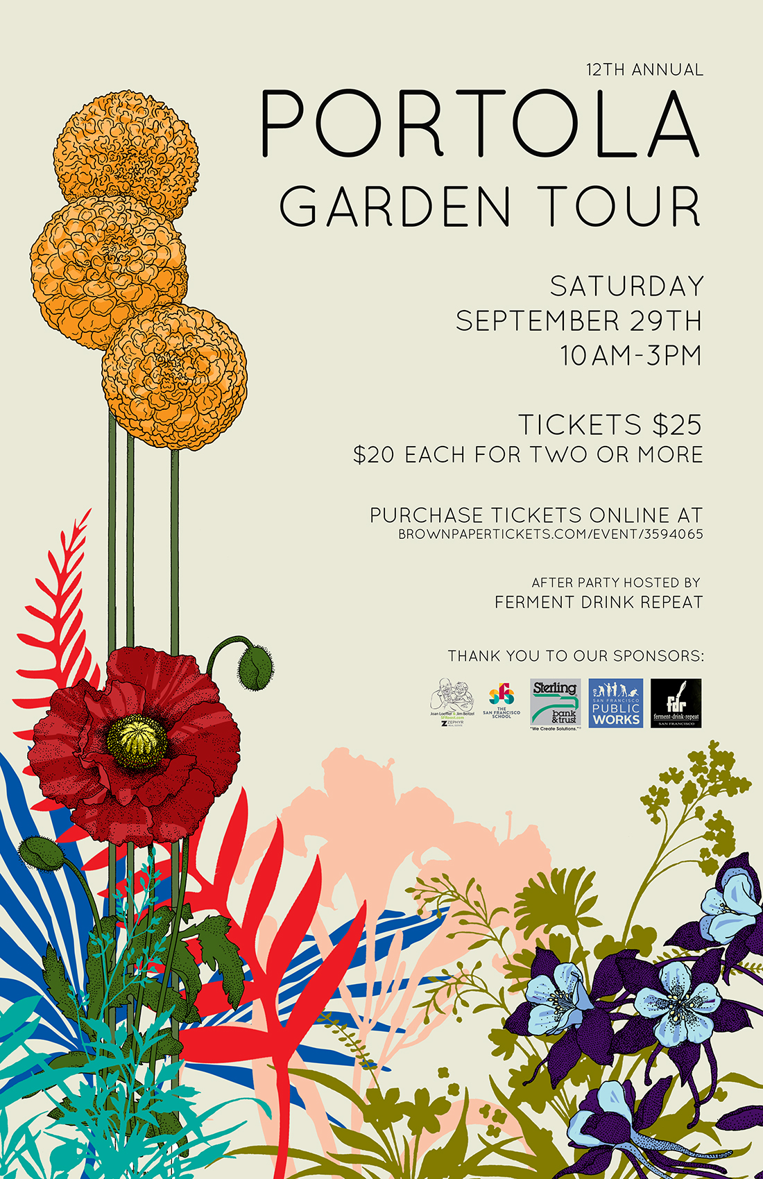 Garden Tour Posters – Portola Garden Tour
