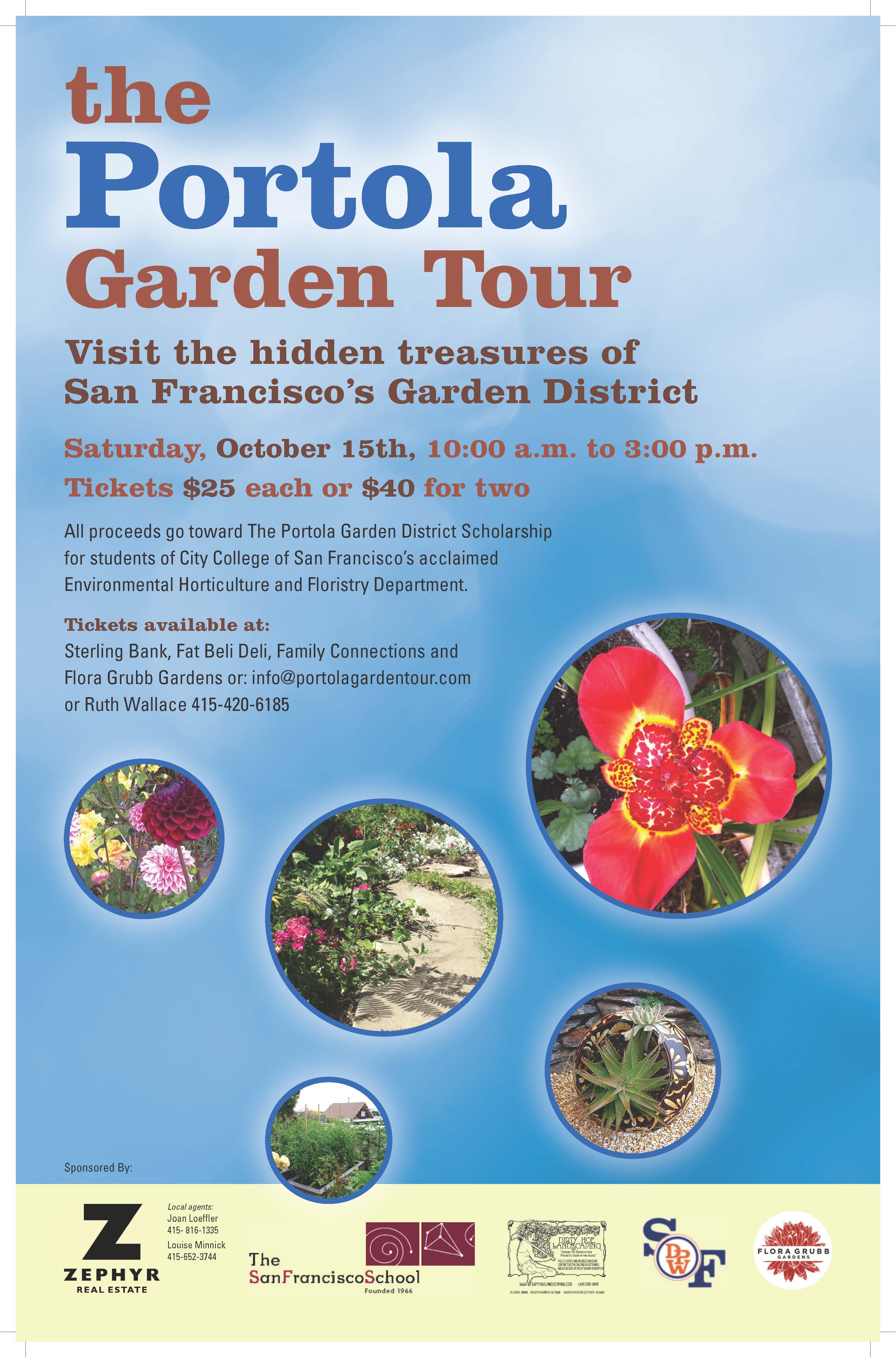 Garden Tour Posters – Portola Garden Tour